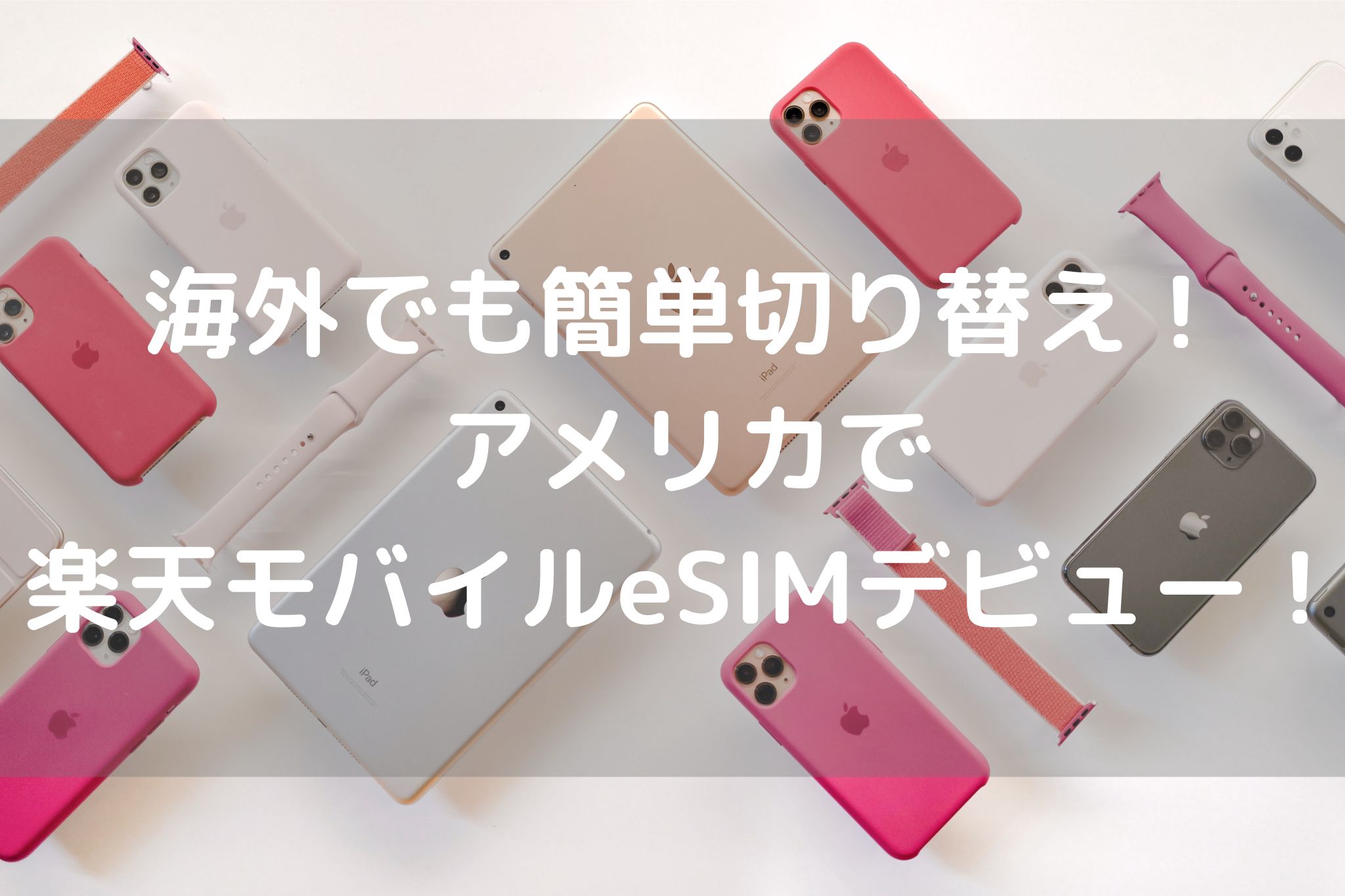 【海外でも簡単切り替え】アメリカで楽天モバイルeSIMデビュー！ - Global Mind, Local Life